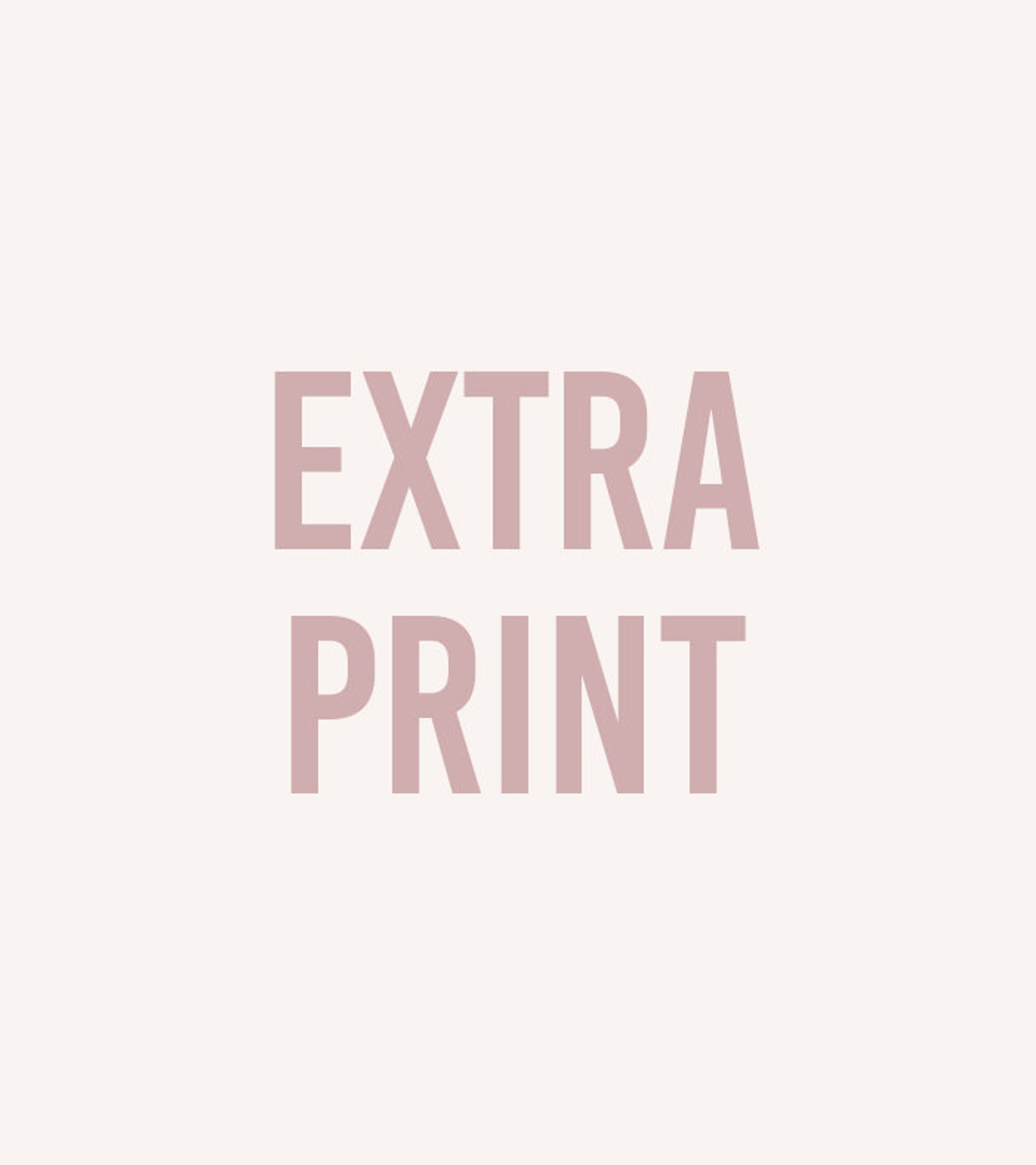 Extra Prints - Etsy