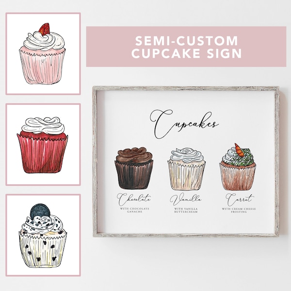 Cupcake Signs - Etsy