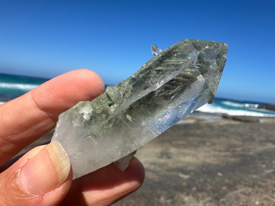 Himalayan Green Chlorite Quartz With Glassy Luster Healing Shamanic ...