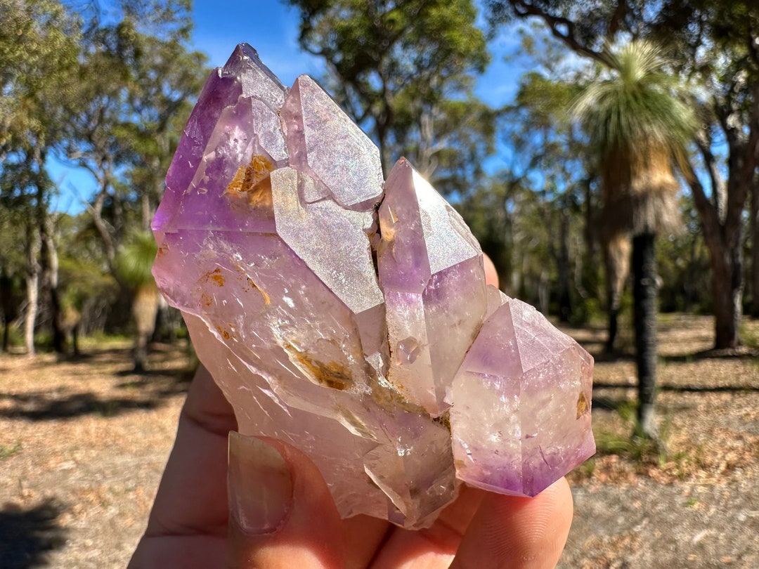 ULTRA RARE LOCALE Baobab Amethyst, Kitui, Kenya Incredible Elestial ...