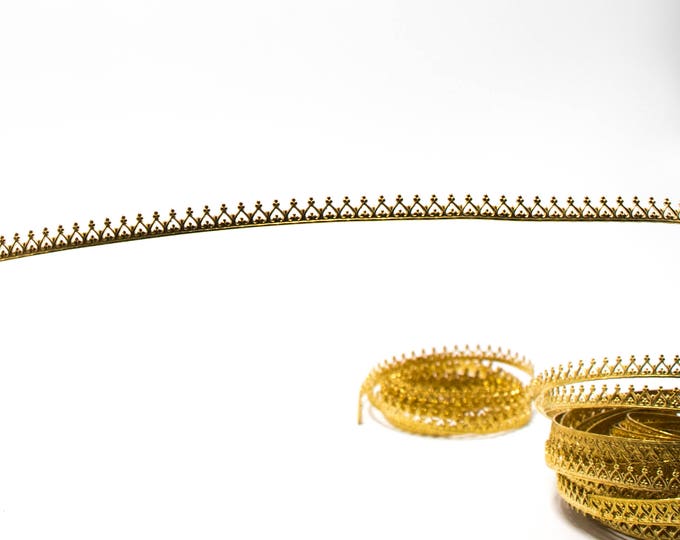 Metal Lace Ribbon Tin Filigree Edging Decorative Trim for Projects 3 ...