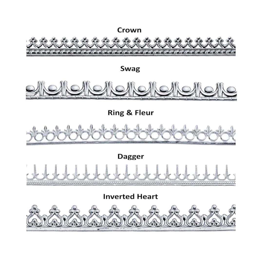 Adornville® Solid 925 Sterling Silver GALLERY Wire Bezel 4.78 - 9.4mm 6 ...