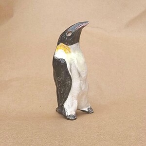 Mini Wonky Paperclay Sculpture Figurine Desk Freind OOAK Emperor ...