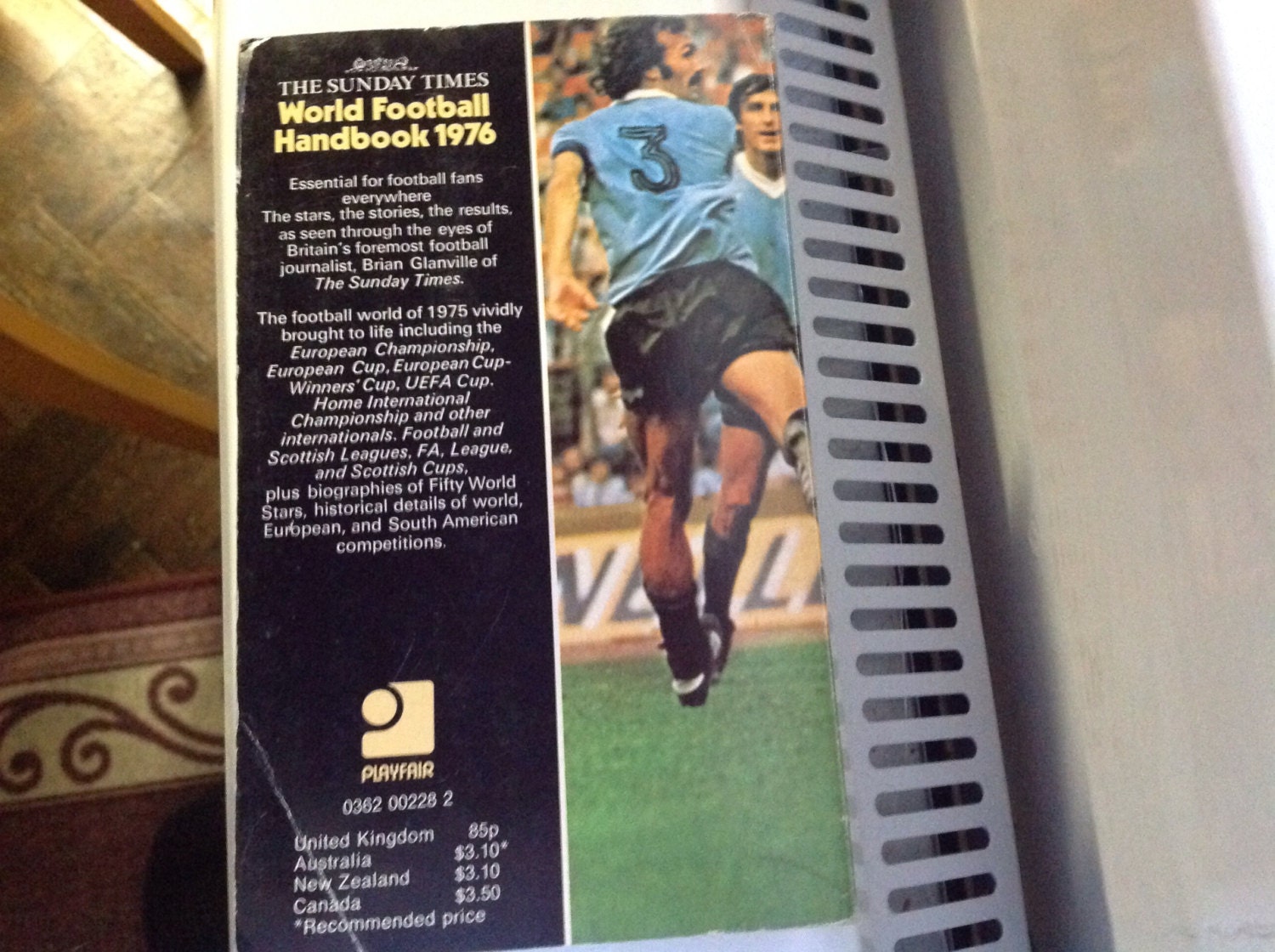 World Football Handbook 1976 by the Sunday Times - Etsy