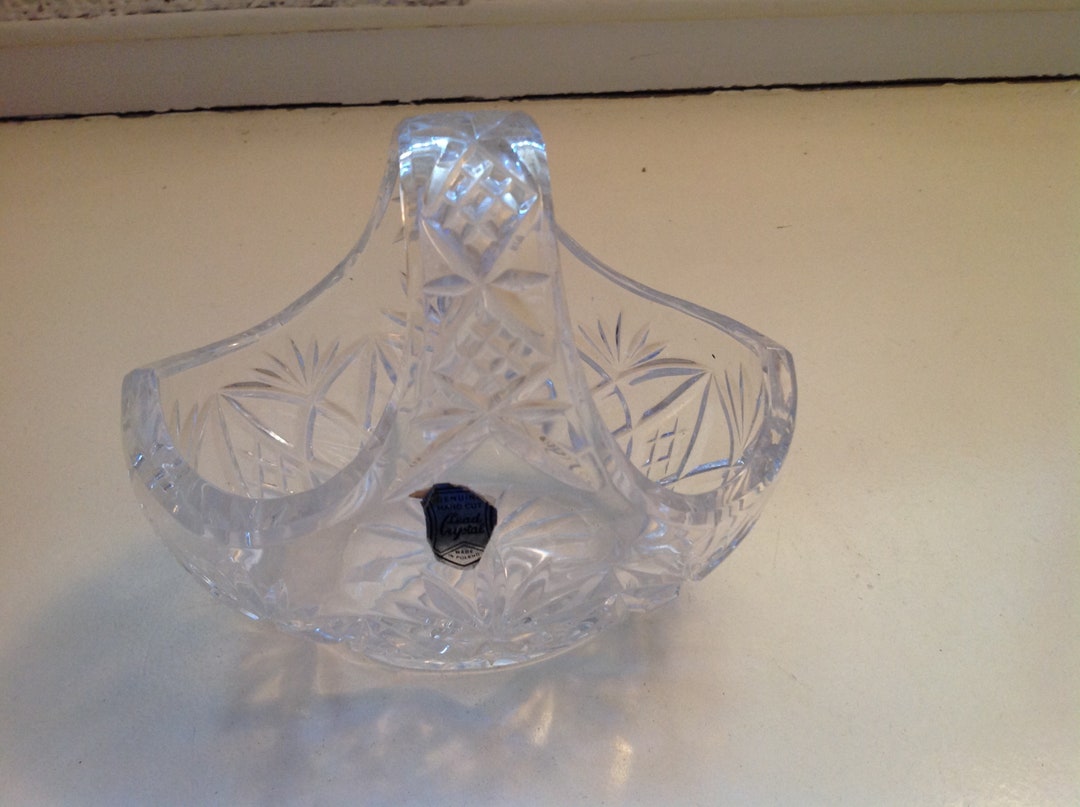 Vintage Genuine Lead Crystal Candy Dish - Etsy