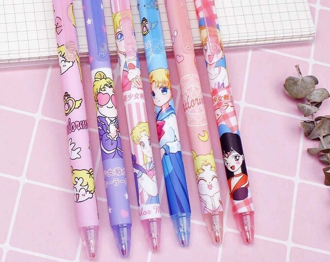 Sailor Moon Gel Pens: Single or Set - Etsy