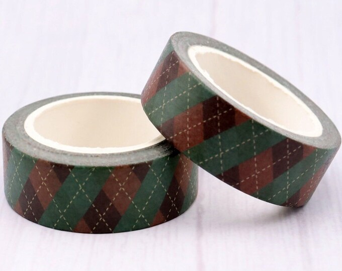 Plaid Washi Tape, 15mm - Etsy