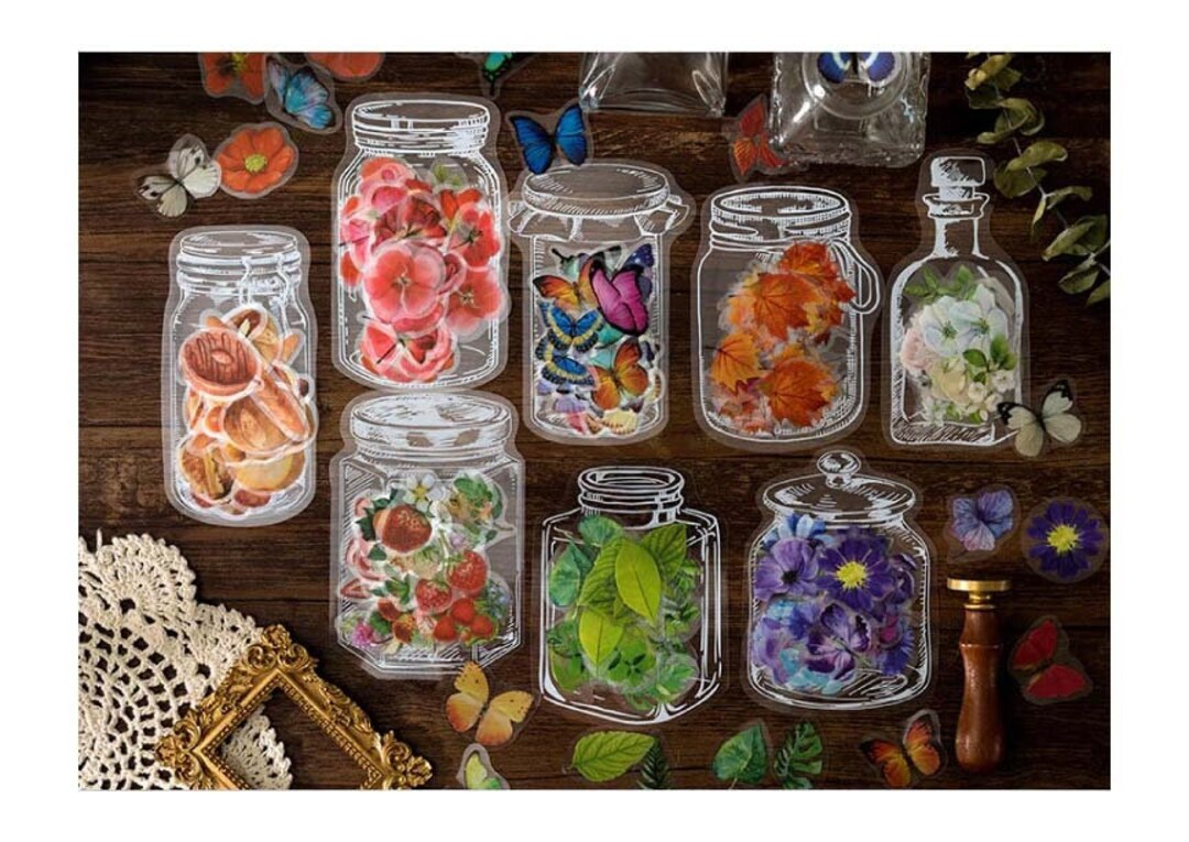 Everything in Jar Stickers - Etsy