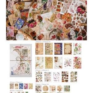 Frosted Sets, Mixed Stationery, Paper, Stickers, Flowers, Plants, Space ...