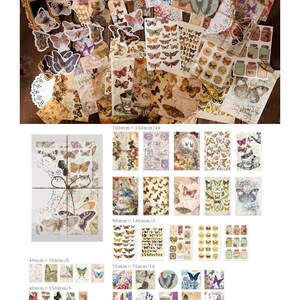 Frosted Sets, Mixed Stationery, Paper, Stickers, Flowers, Plants, Space ...