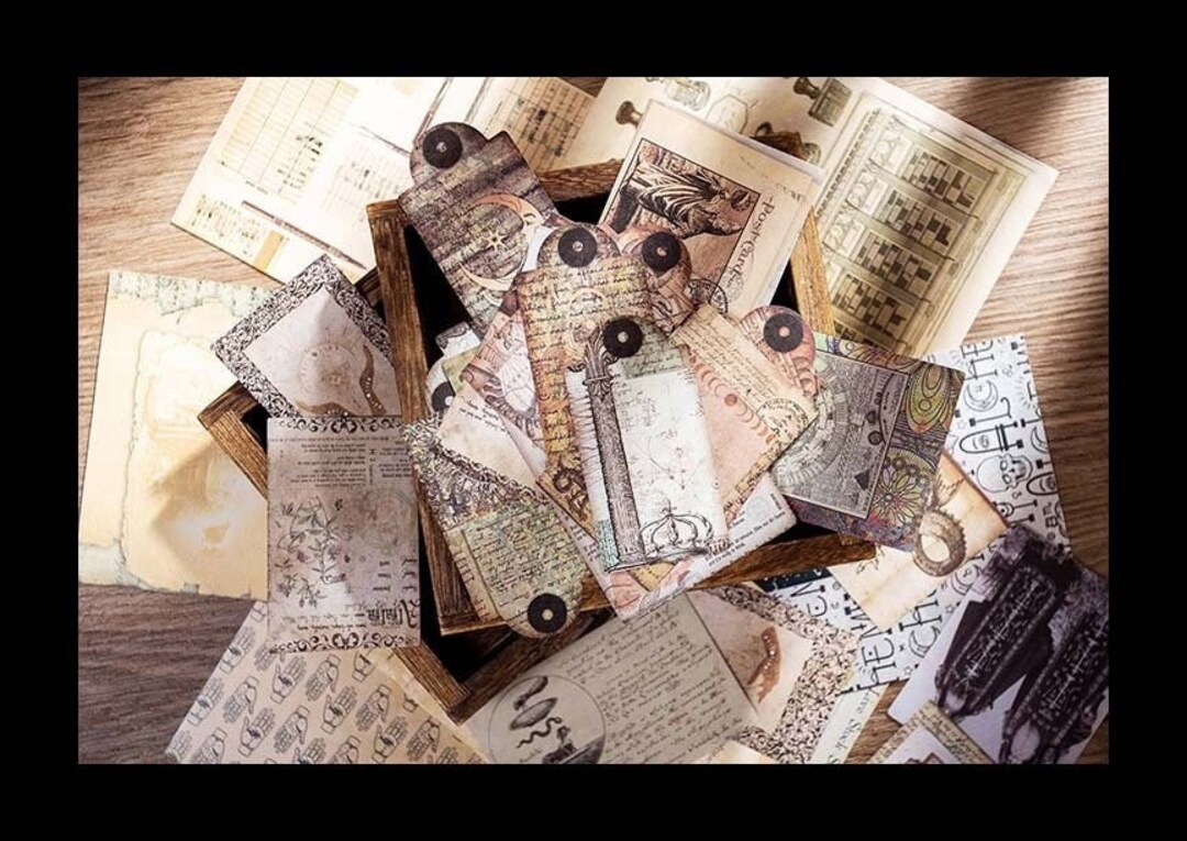 Alchemy Paper Set, Books, Celestial, Moon, Stars, Palm Reading, Mystic ...