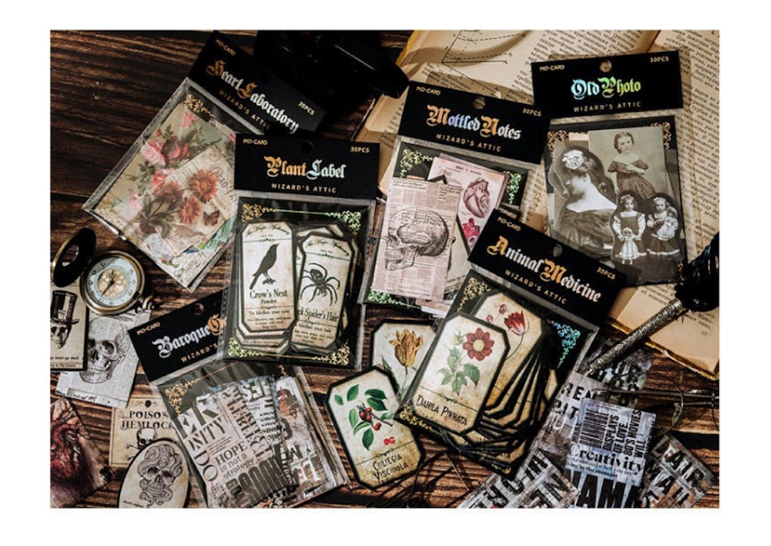 In the Attic Stickers, Gothic, Skulls, Creepy, Medieval, Animal ...