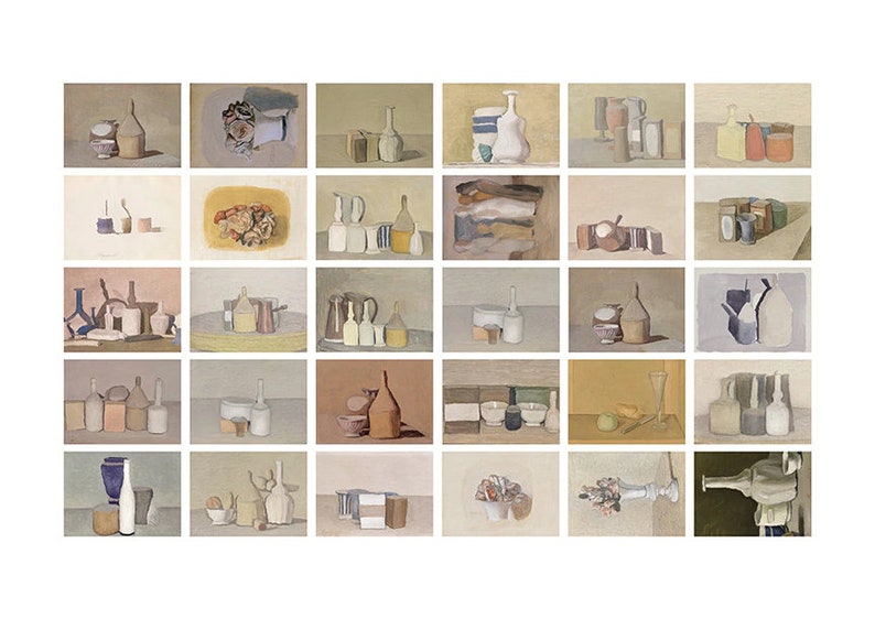 Morandi: Paper Sheet Book - Etsy