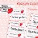 Kids Valentine's Day Coupon Book Valentine's Kids Coupon Book for Kids ...