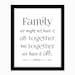 Family Wall Art Family Print Family Values Family Rules - Etsy