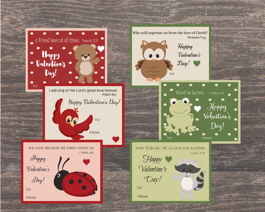 Valentine Cards - Bible Verse Valentine Cards - Scripture Valentines ...