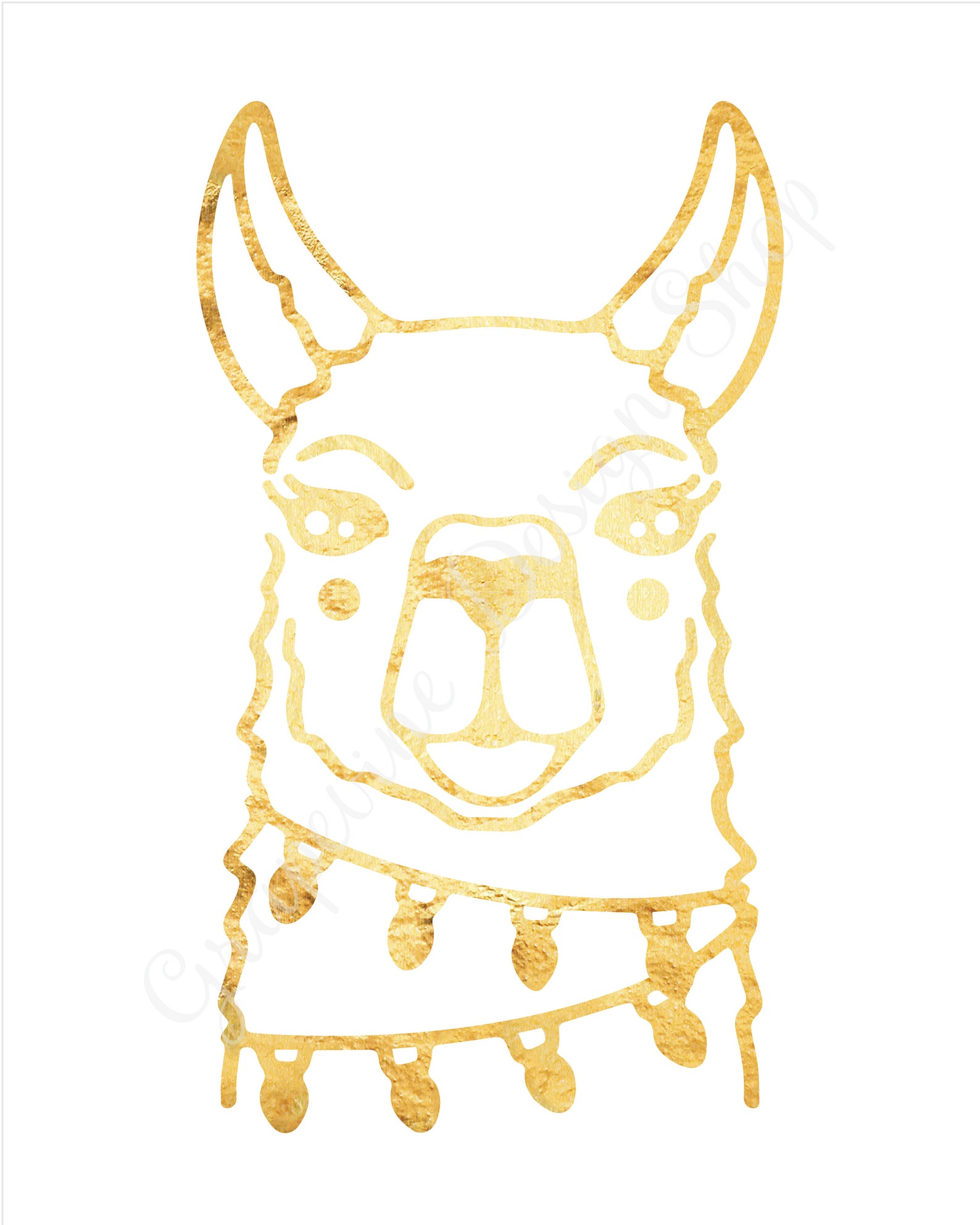 Llama Print Girl Bedroom Art Llama Decor Teenager - Etsy