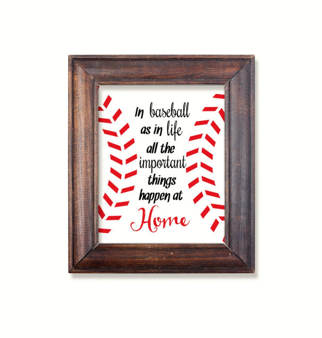 Baseball Print - Inspiration Print - Sports Wall Art - Instant Download ...
