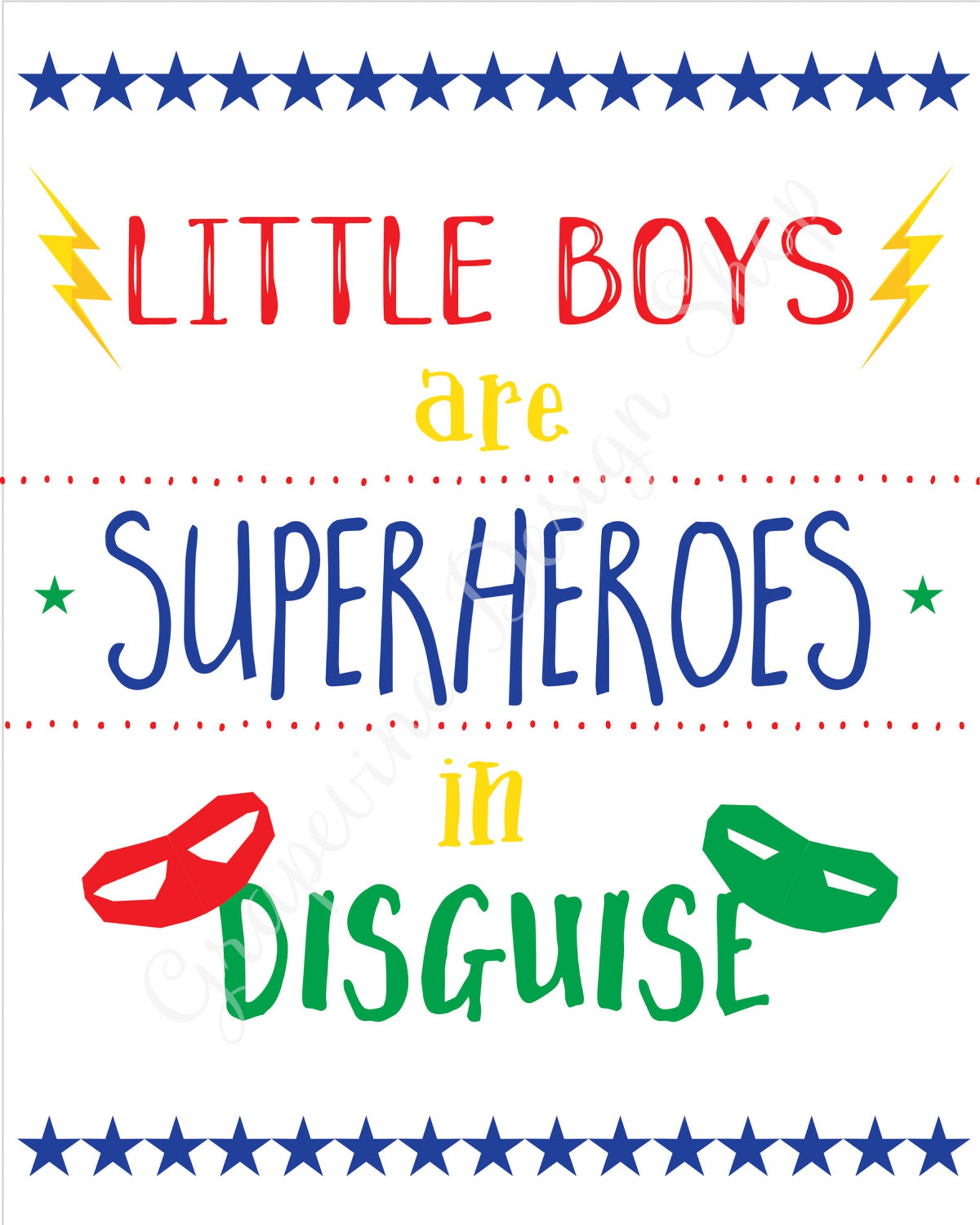 Superhero Prints. Boys Superhero Decor. Superhero Rules. - Etsy