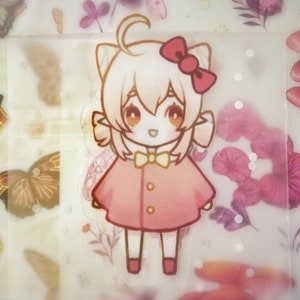 Mascot Chibi Vinyl Stickers (clear) - Etsy