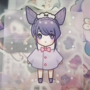 Mascot Chibi Vinyl Stickers (clear) - Etsy