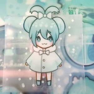 Mascot Chibi Vinyl Stickers (clear) - Etsy