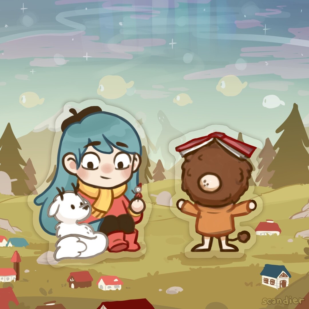 Hilda Vinyl Stickers (clear), 1.9", 2.3" - Etsy