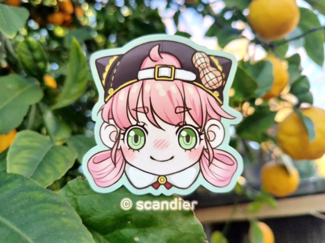 Anya Vinyl Sticker, 3" - Etsy