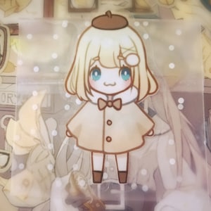 Mascot Chibi Vinyl Stickers (clear) - Etsy