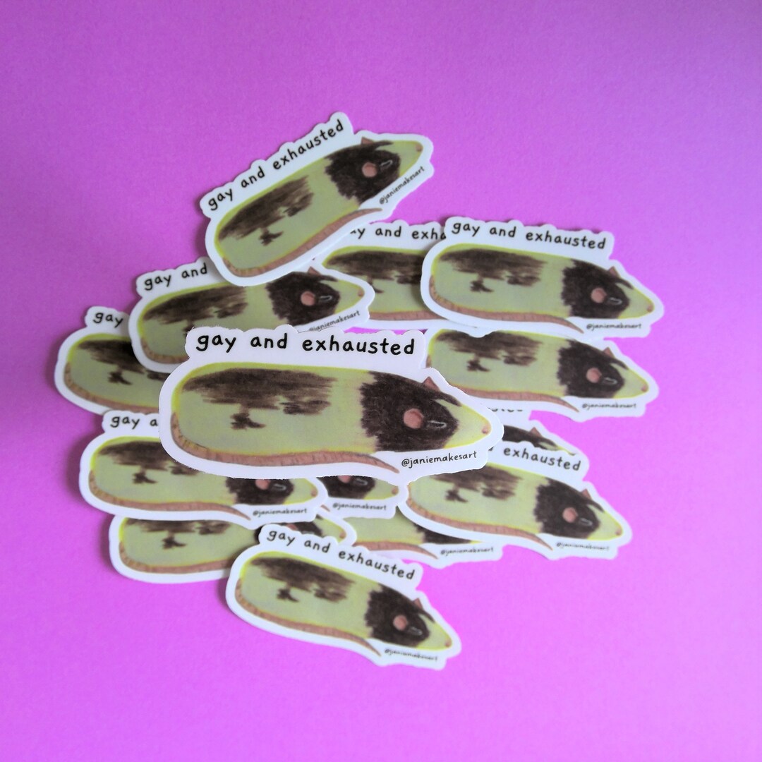 Gay Rat Sticker Pet Rat Stickers Gay Stickers Pride Handdrawn Stickers ...