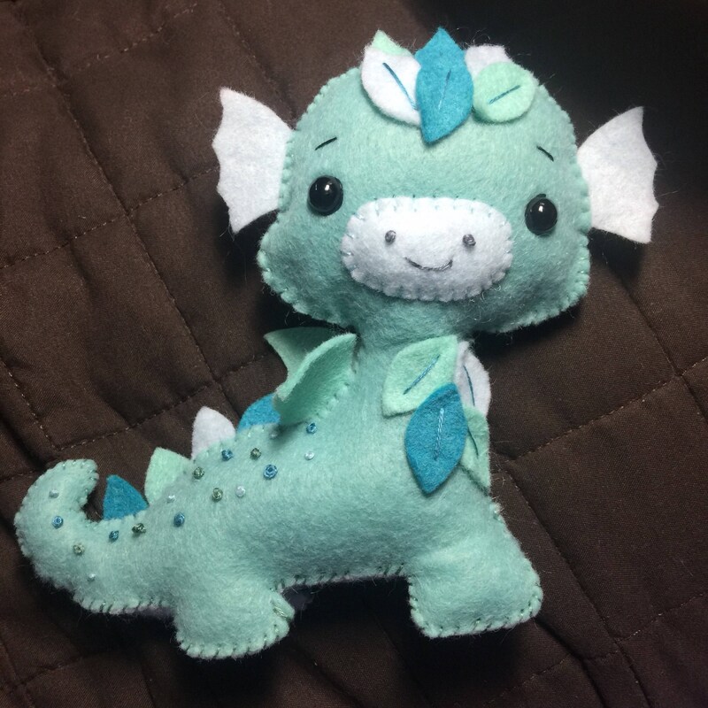 Felt Dragon - Etsy