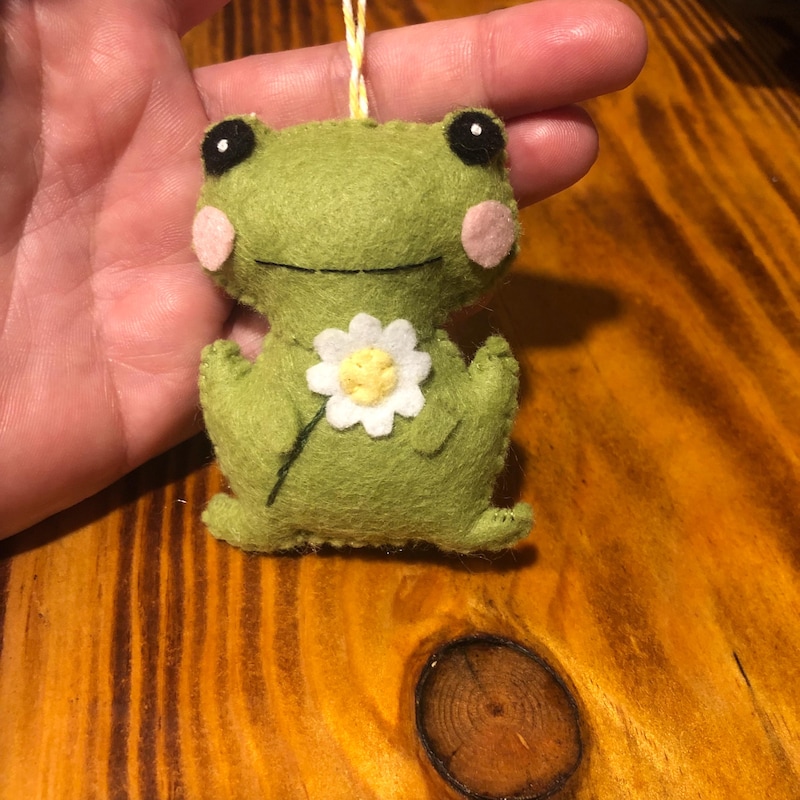 Felt Frog - Etsy