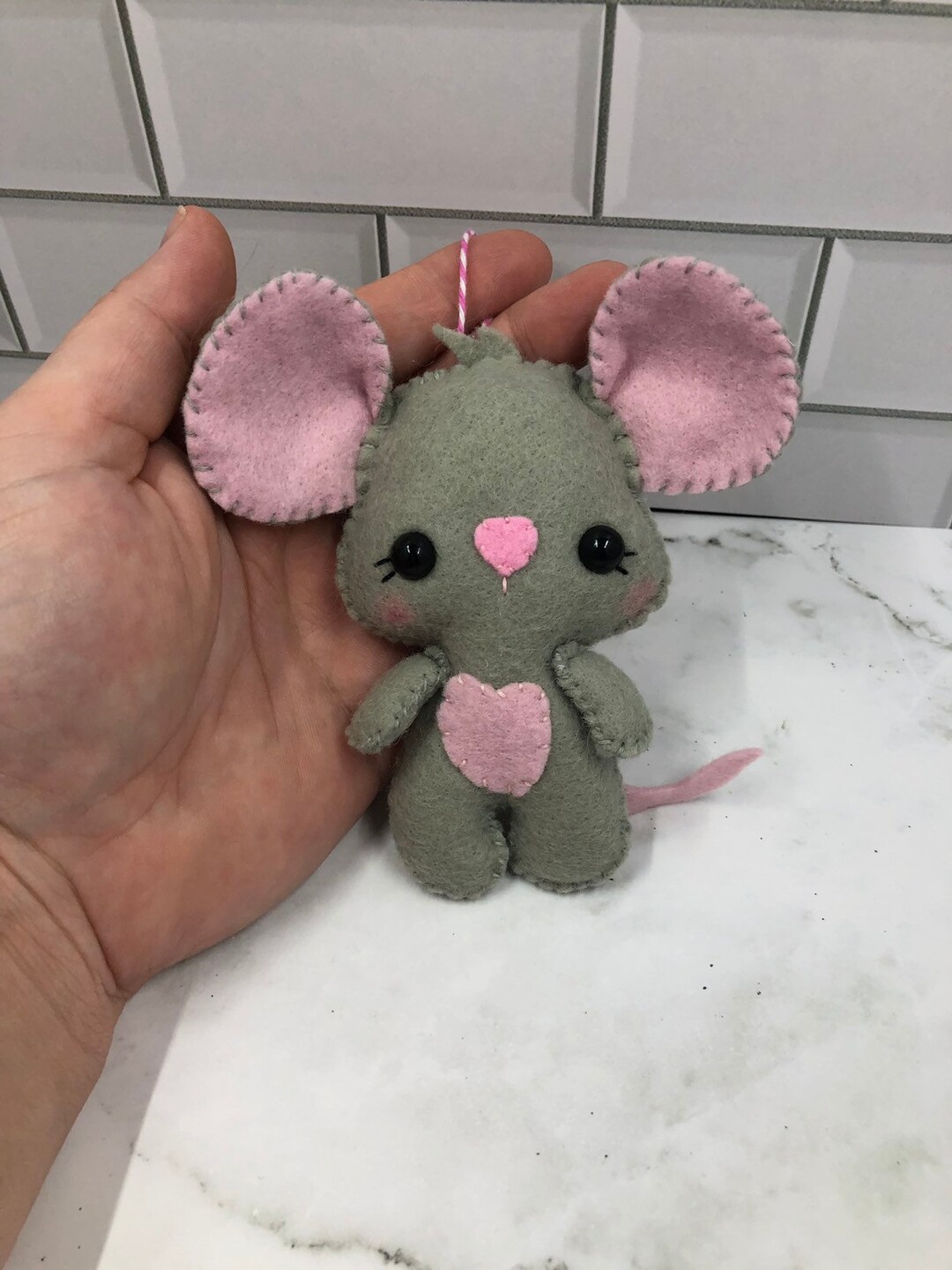 Felt Mouse, Mouse Ornament, Mouse Keychain - Etsy