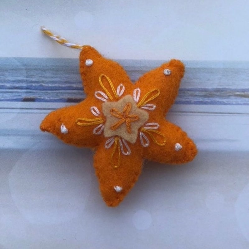 Felt Starfish - Etsy