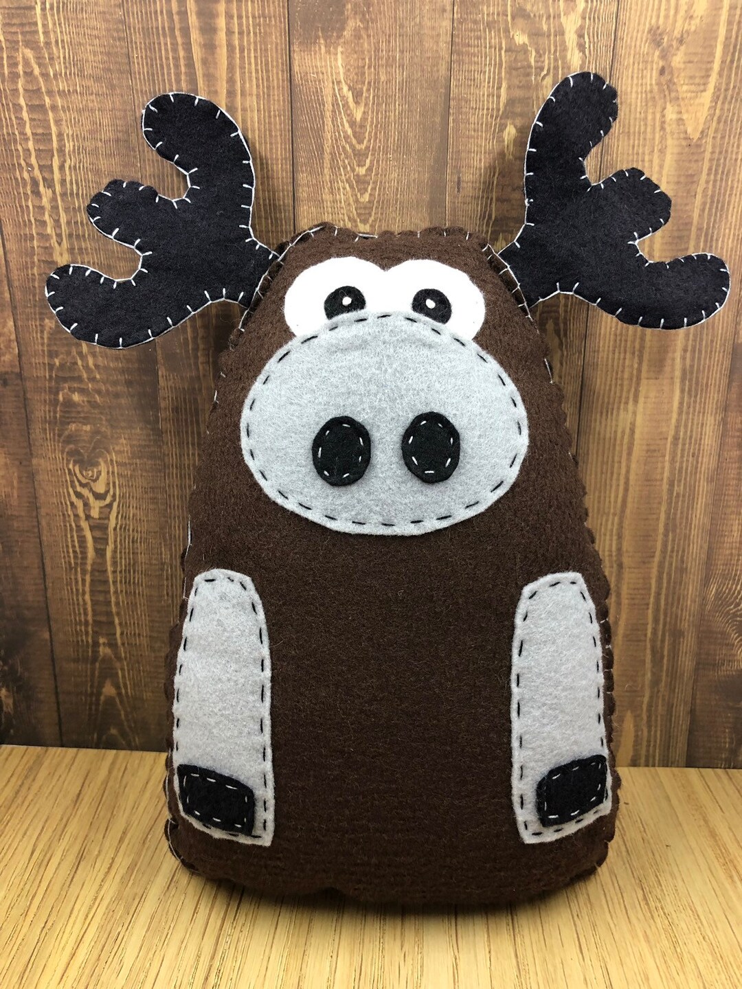 Felt Moose, Moose Plush, Moose Plushie, Stuffed Moose, Moose, Toy Moose ...