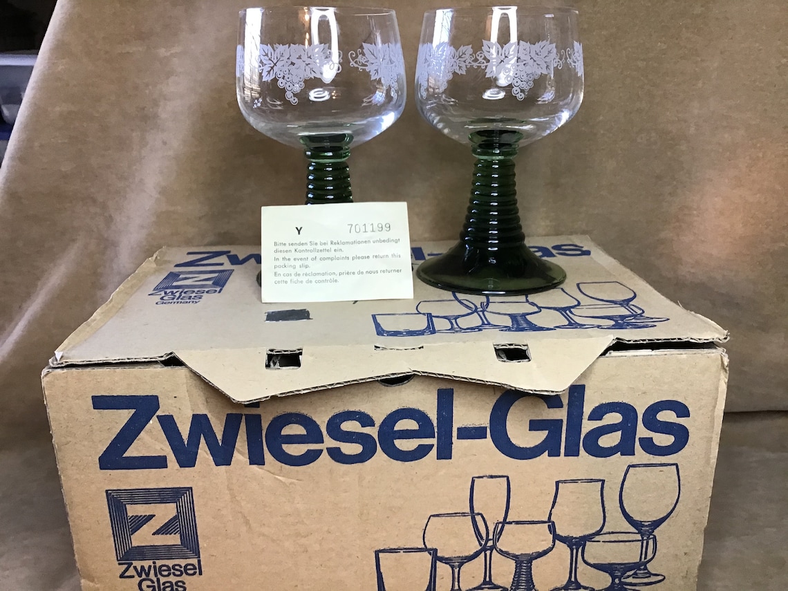 Zwiesel - Glass Wine Glasses From Germany - Etsy