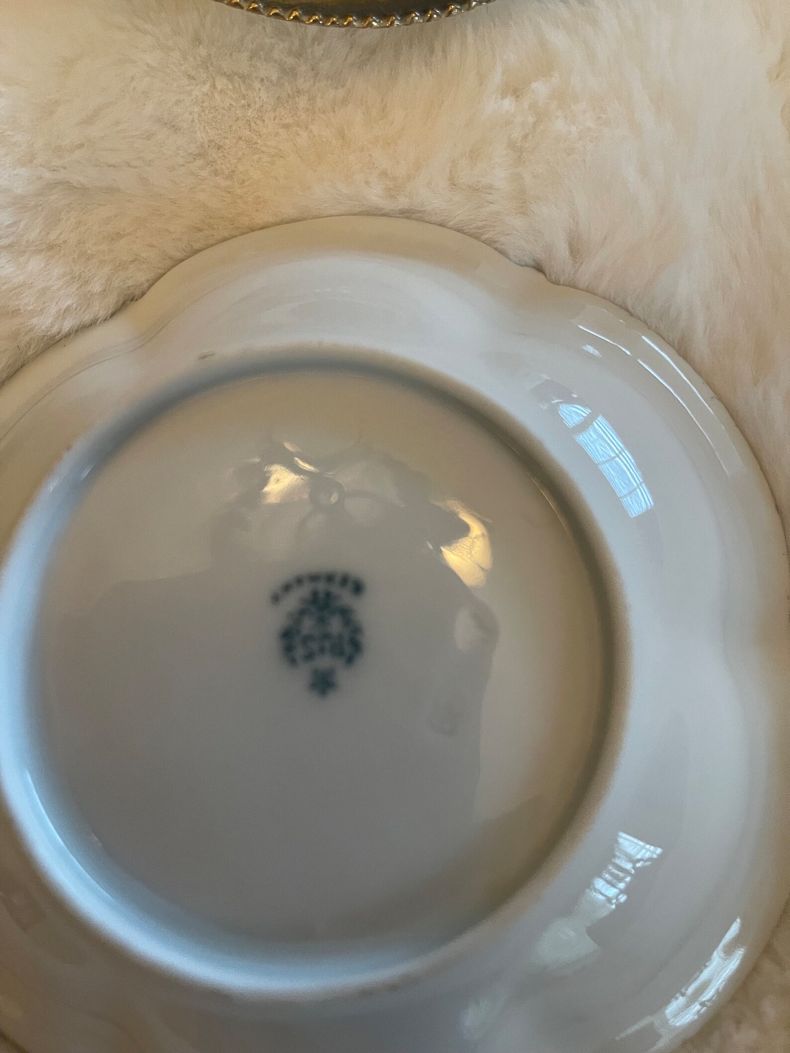 Set of 6 Prussia Germany Porcelain Berry Fruit Bowls With Rose ...