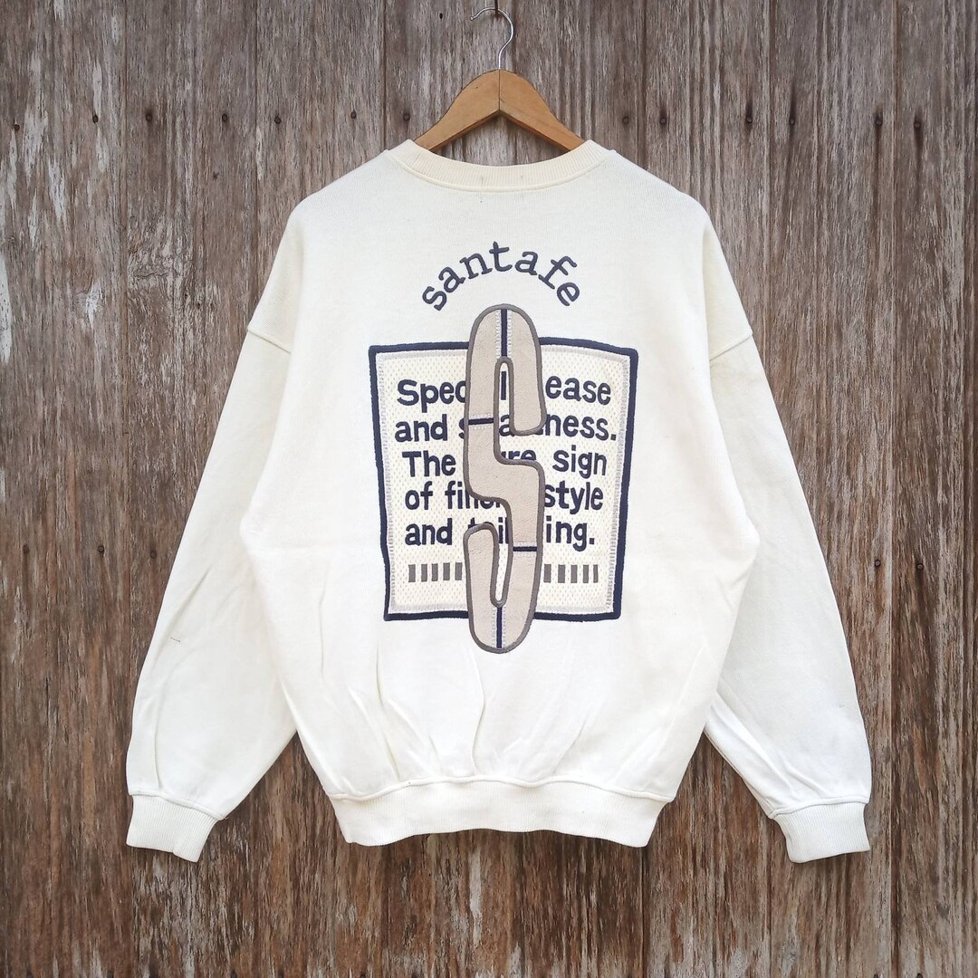 Rare!! Santa Fe Embroidery Logo Sweatshirts Unisex Large Size - Etsy