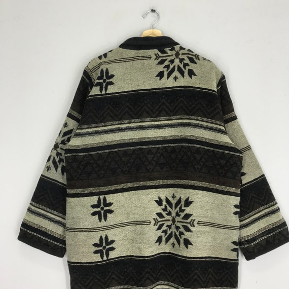 Vintage 90s Tribal Aztech Navajo Pop Art Pattern Swea… - Gem