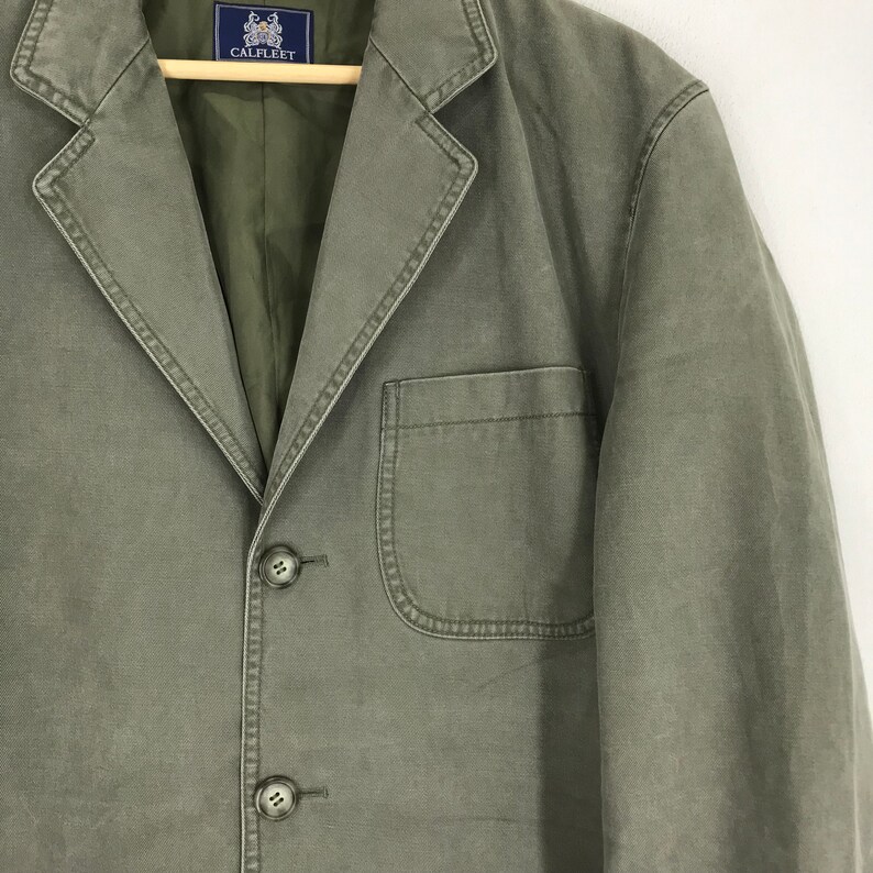 Vintage Japanese Denim Workers Jacket Three Pocket Buttondown - Etsy