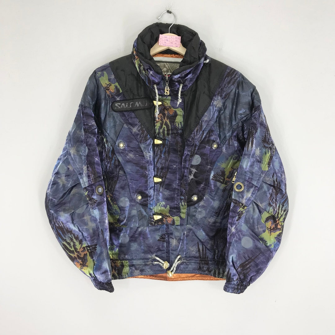 Vintage 90's Retro Ski Wear Bomber Jacket Large Snowboarding Winter ...