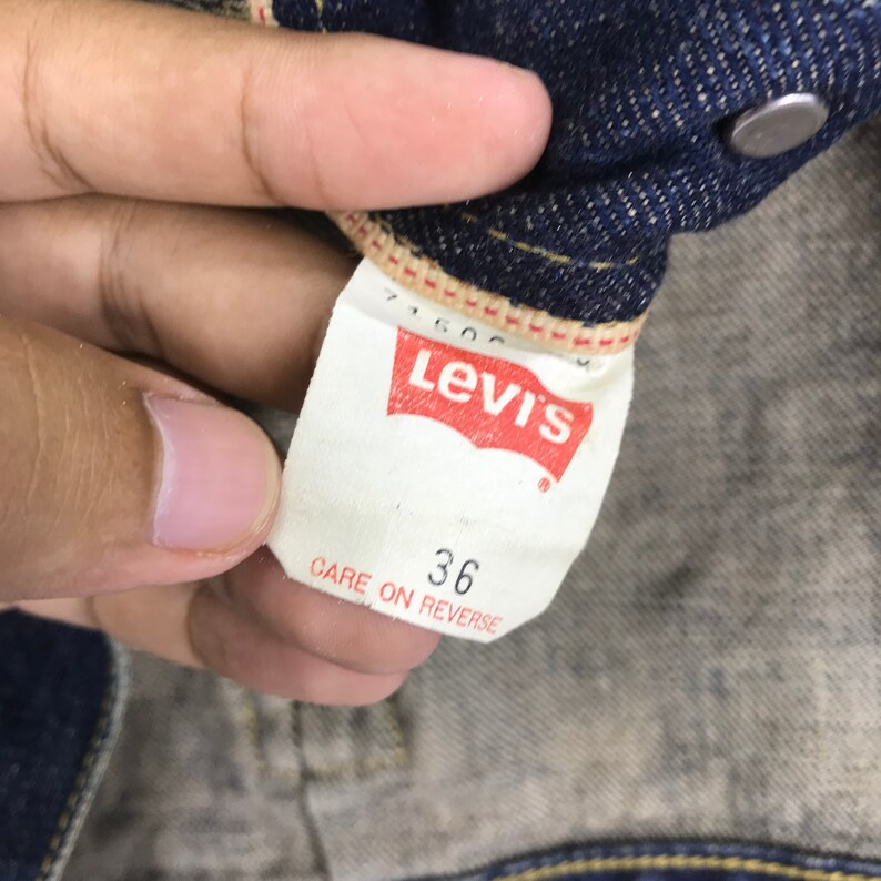 Vintage Levis Big E 506 Denim Type 1 Jeans Trucker Jacket Levis Jeans ...