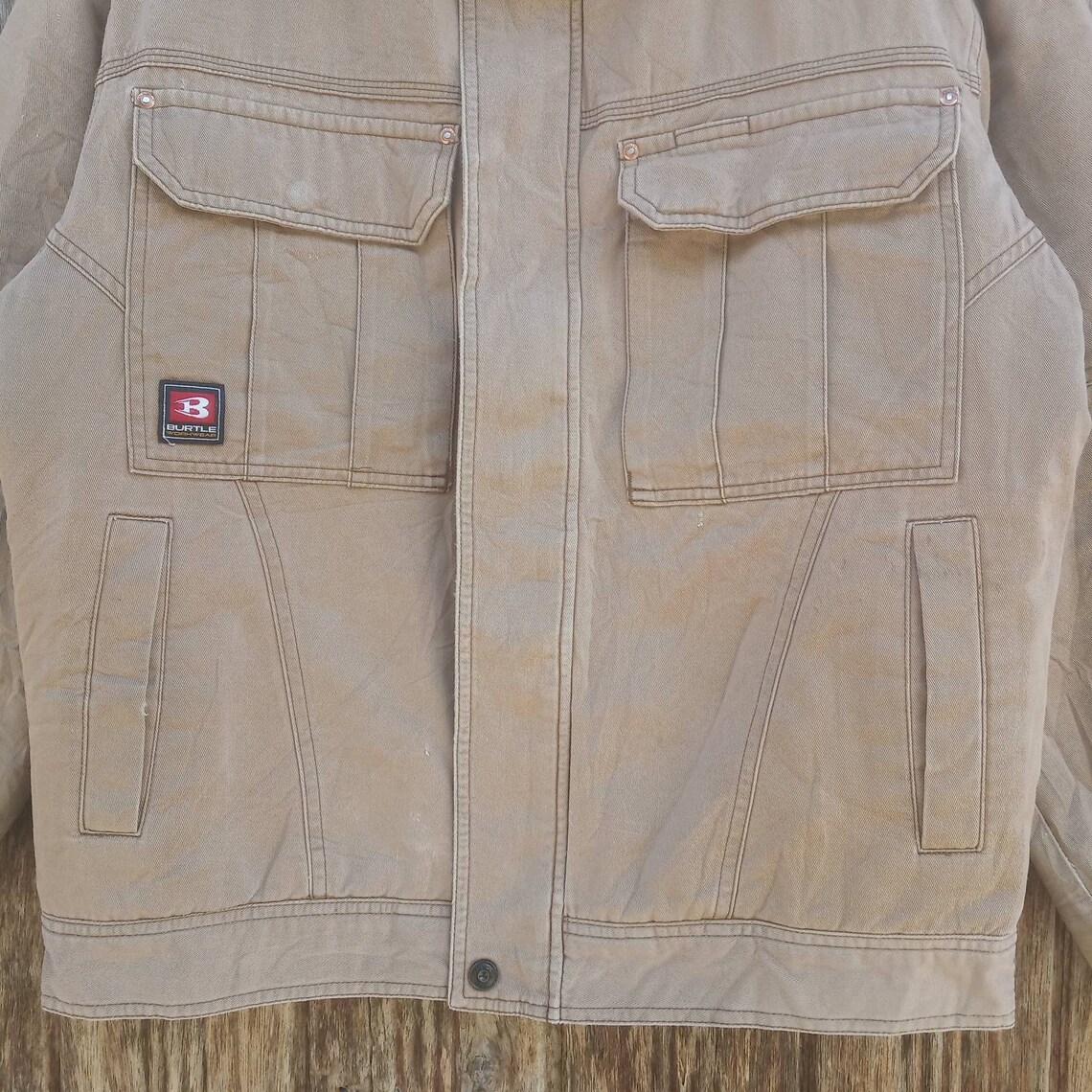 Rare Burtle Workwear Stylish Jacket Tactical Pocket Zipper - Etsy
