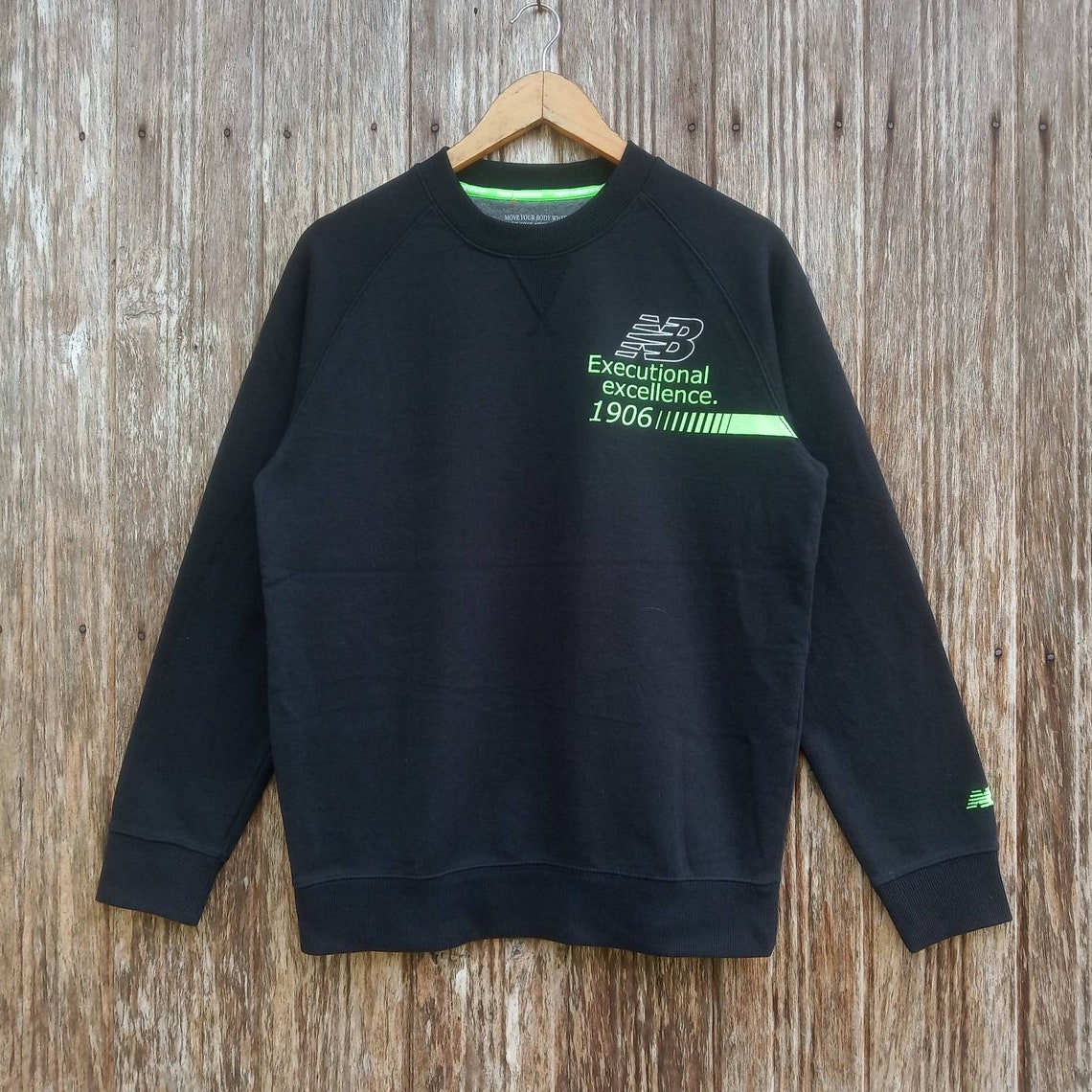 Rare New Balance Embroidery Logo Sweatshirts Unisex Size M - Etsy