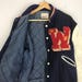 Vintage Wisconsin Varsity Jacket Large Sleeve Leather Jacket Wisconsin ...