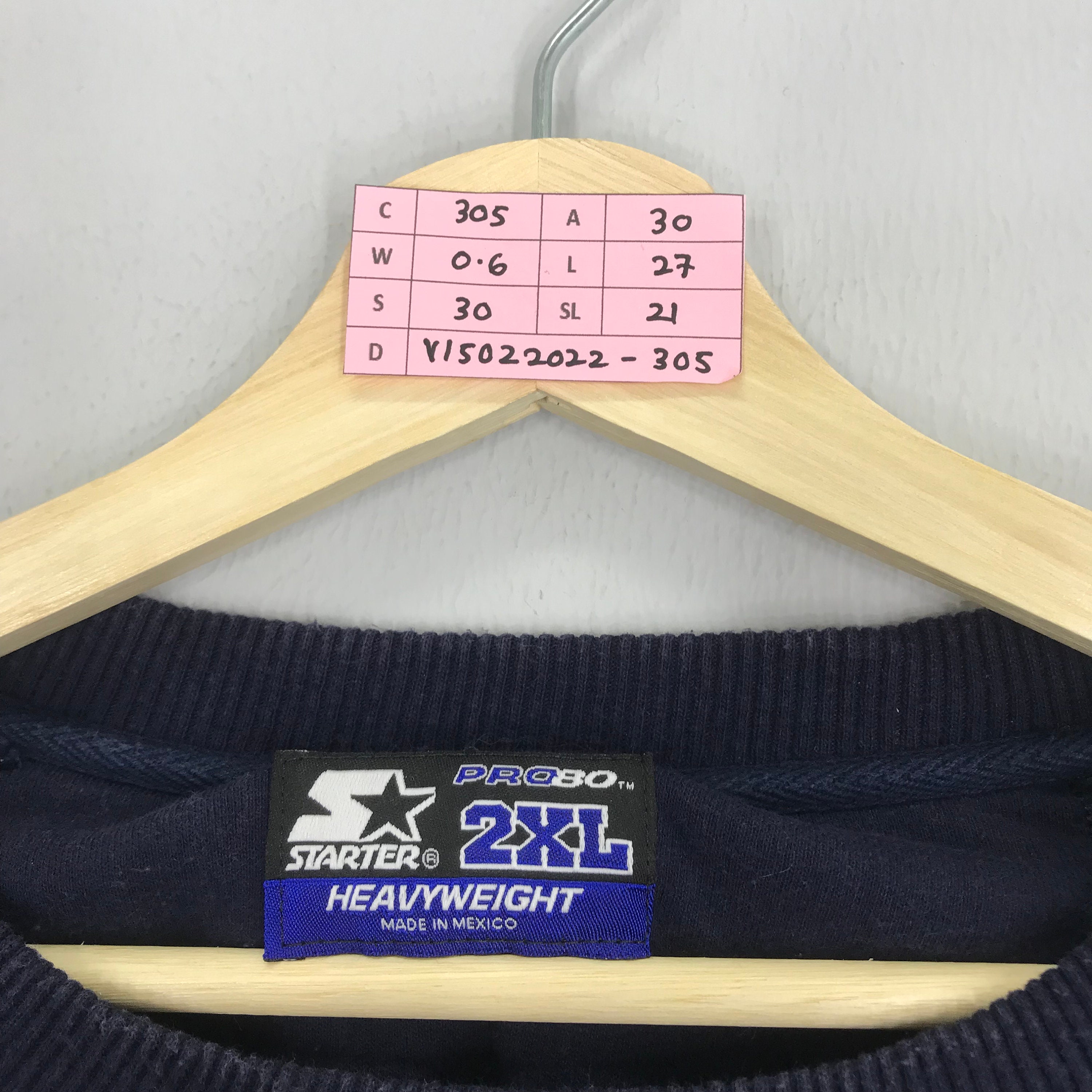 Rare Starter Embroidery Small Logo Starter Crewneck Sweatshirt Starter ...