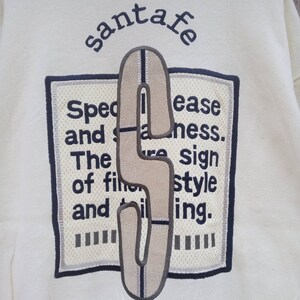 Rare!! Santa Fe Embroidery Logo Sweatshirts Unisex Large Size - Etsy