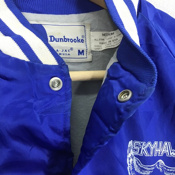 Vintage Pla-Jac Dunbrooke Varsity Jacket Satin Blue S… - Gem