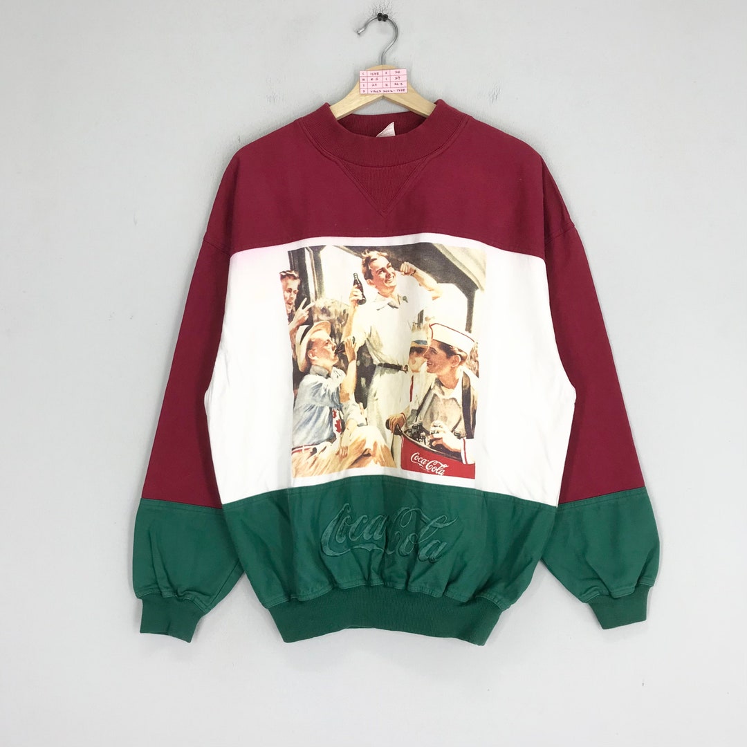 Vintage Coca Cola Sweatshirt Enjoy Coca Cola Commercial Sweater Coca ...