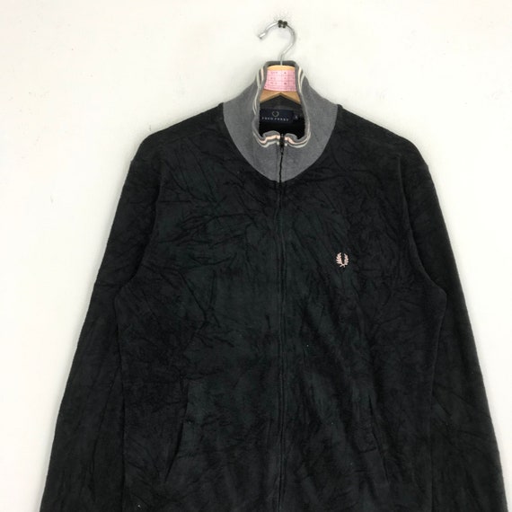 Rare!! Fred Perry Fleece Warmer Sweater Jacket Fred P… - Gem